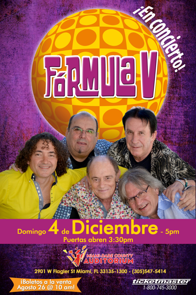 FORMULA V : 'Concierto en Miami' - Wow La Revista